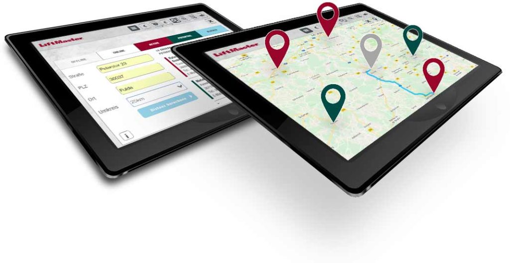 GEOTARGETING-Modul in Sales-Apps von M3 für Ihr Vertriebsteam